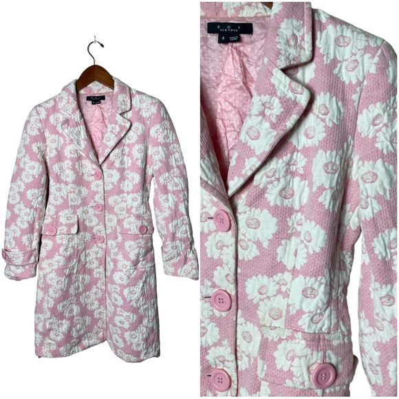 ECI | Jackets & Coats | Y2k Floral Coat | Poshmark